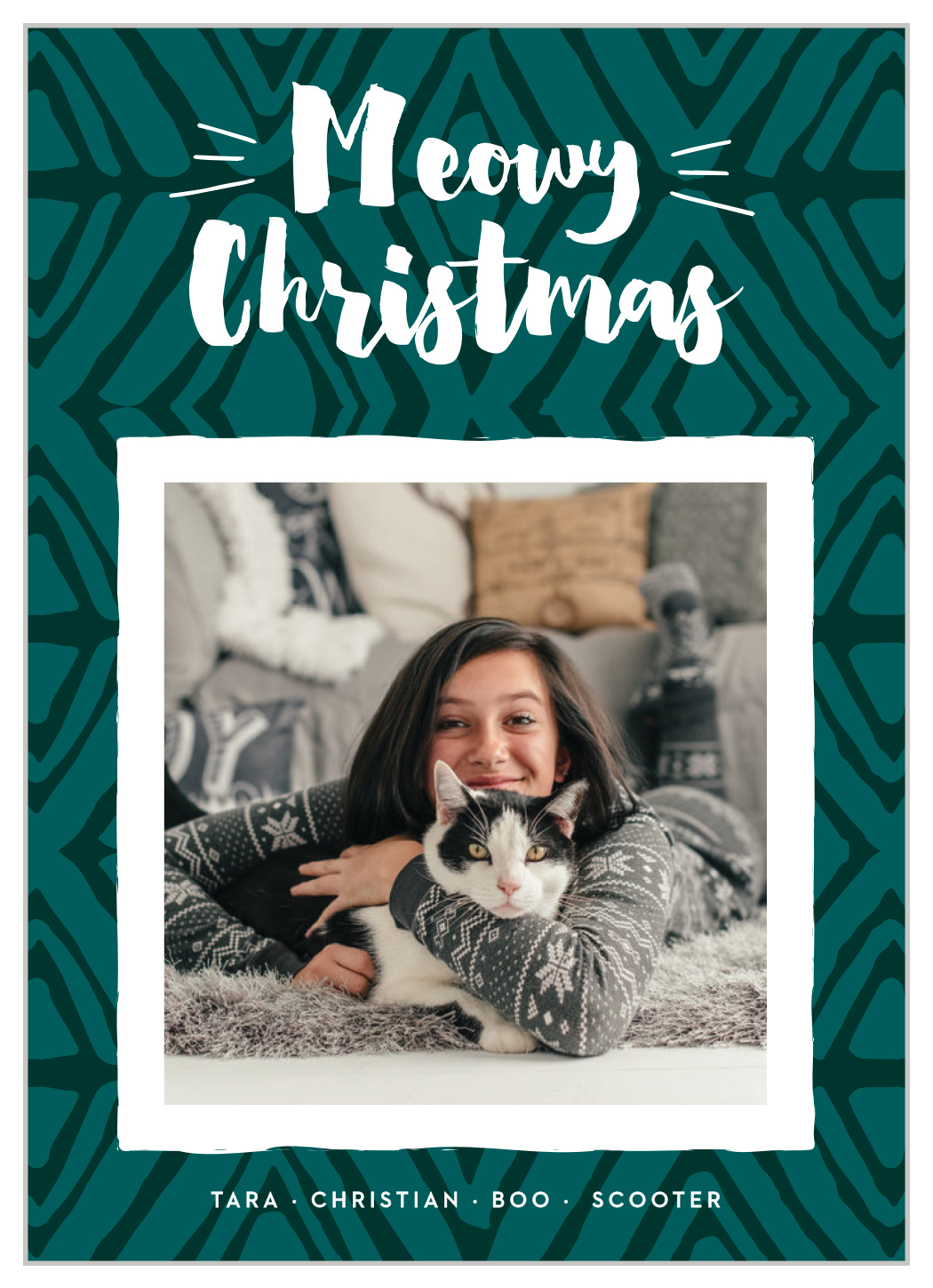 Cats Meow Christmas Cards by Basic Invite