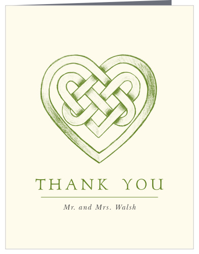 Celtic Knot Clear Wedding Invitations by Basic Invite