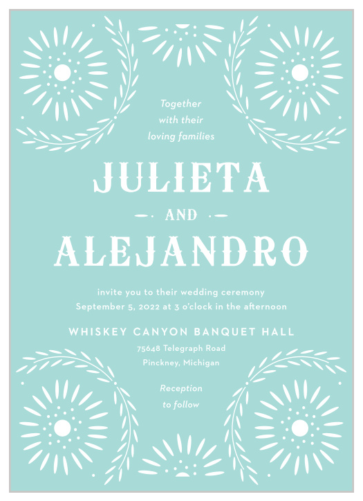 Papel Confetti Wedding Programs by Basic Invite
