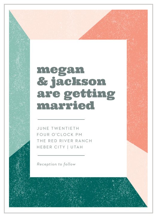 Modern Minimalist Wedding Programs by Basic Invite