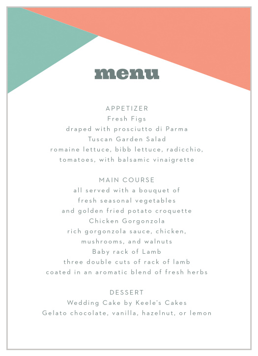 Modern Minimalist Wedding Programs by Basic Invite