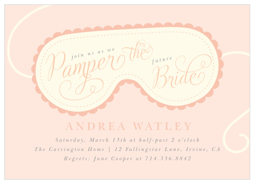 Spa Day Bridal Shower Stickers by Basic Invite
