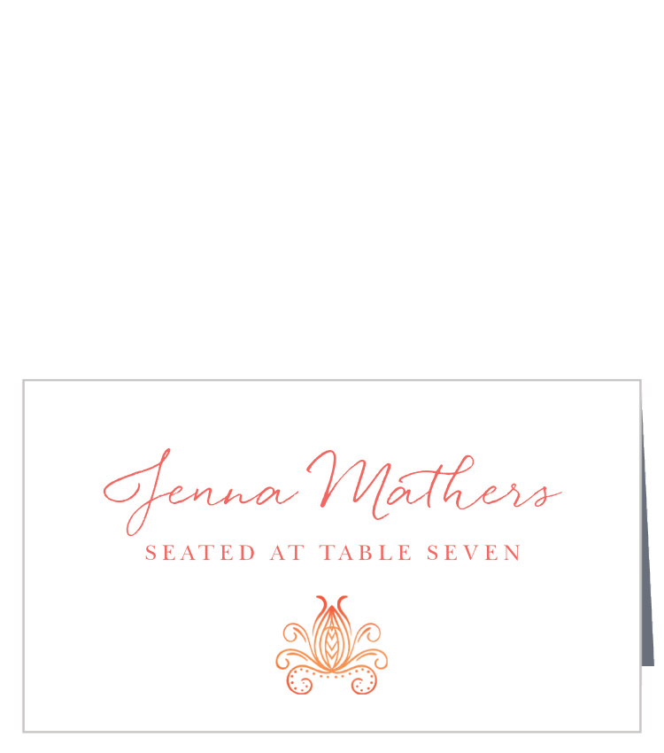 Painted Love Place Cards by Basic Invite