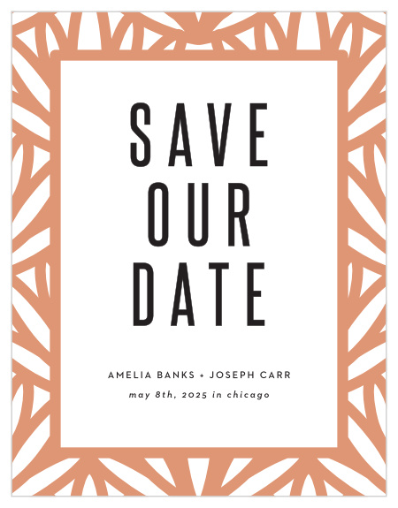 Bold Frame Wedding Invitations by Basic Invite