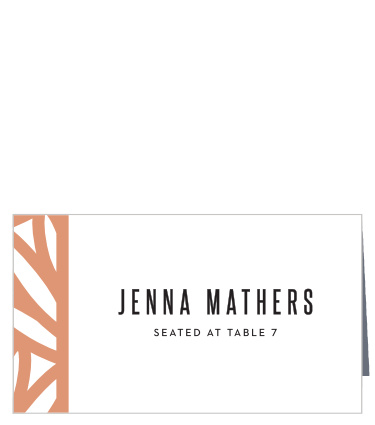 Bold Frame Wedding Menus by Basic Invite