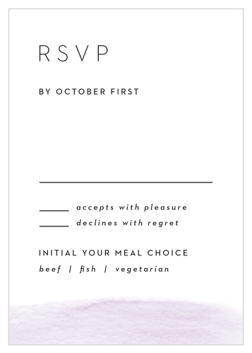 Simple Brushstroke Wedding Website by Basic Invite