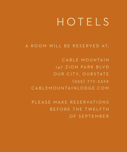 Desert Dreams Wedding Invitations by Basic Invite