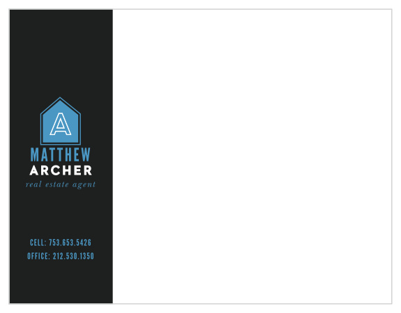 Initialed Logo Business Cards by Basic Invite