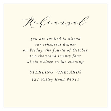 Gilded Leaf Accommodation Cards by Basic Invite