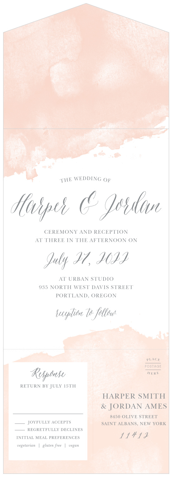 Seal and Send All In One Wedding Invitations | 100+ Designs