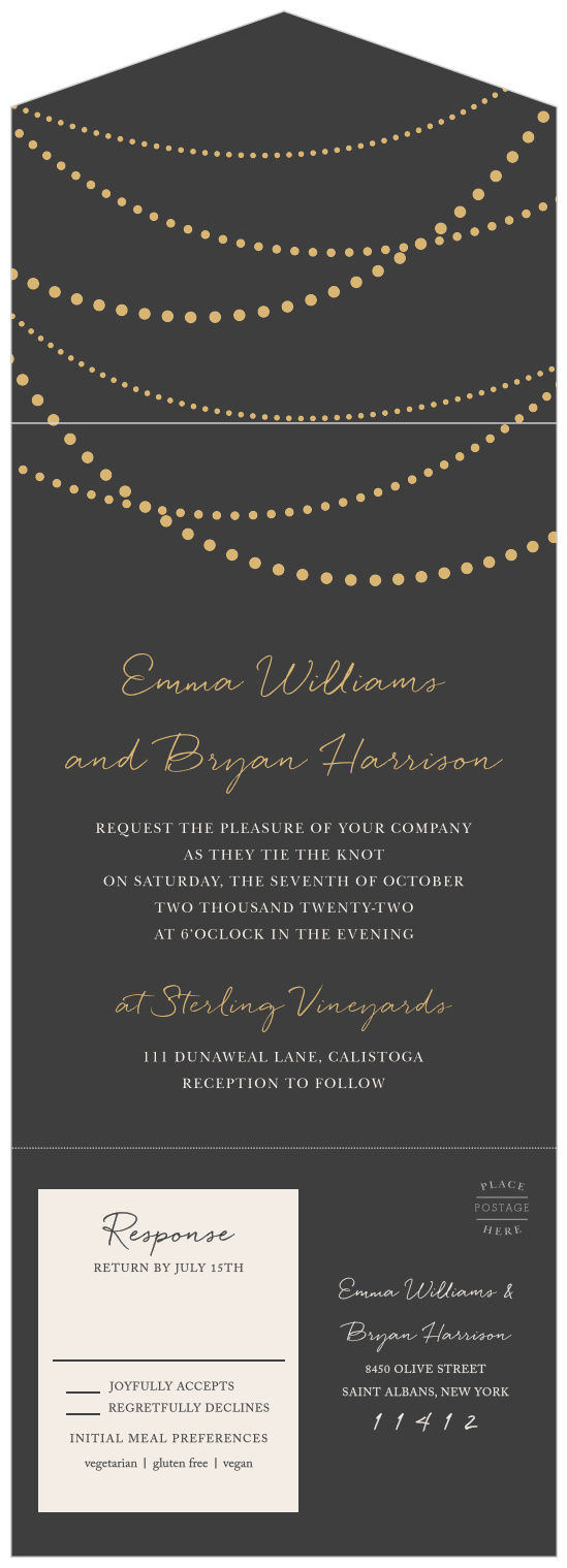 Wedding Invitations Without Photos