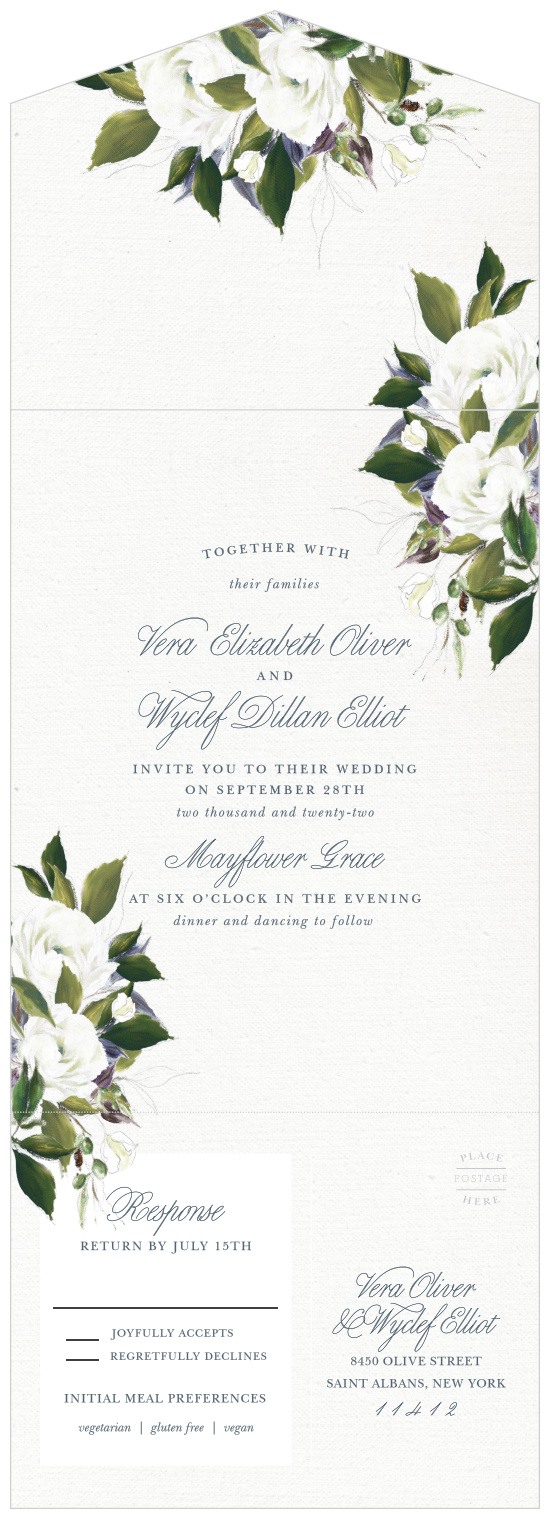 Wedding Invitations Without Photos