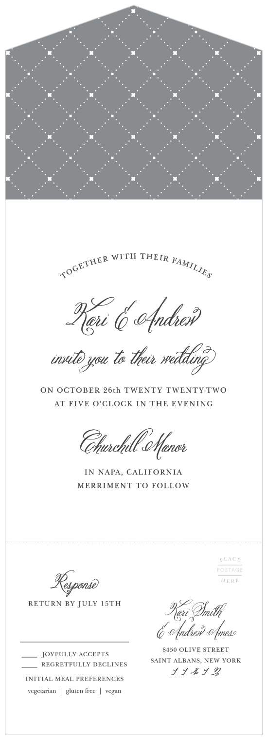 Timeless Script Wedding Programs