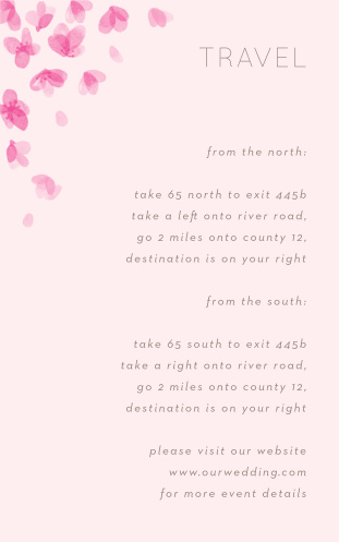 Cherry Branch Wedding Stickers by Basic Invite