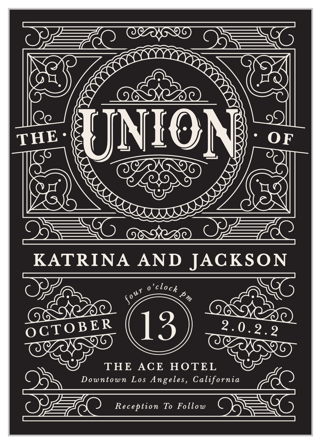 Our Union Wedding Invitations by Basic Invite