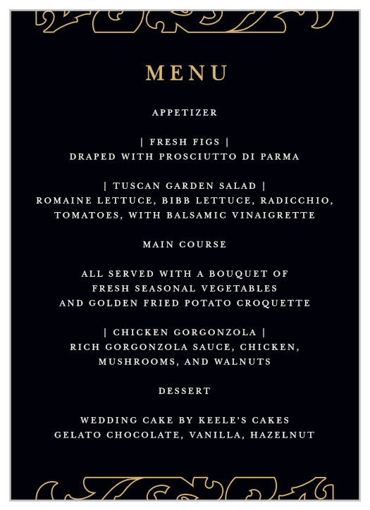 Ornate Love Wedding Programs by Basic Invite