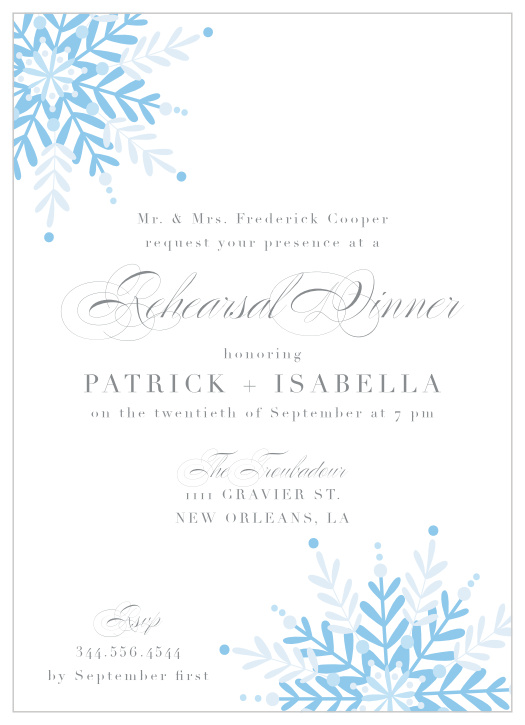 Rehearsal Dinner Invitations | Match Your Color & Style Free! - Basic ...