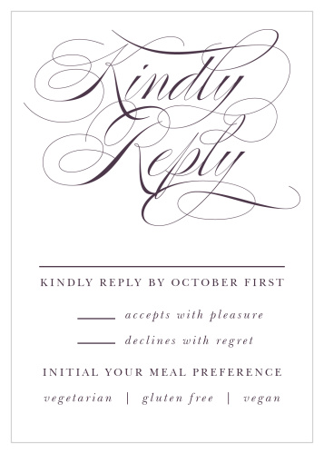 Scripted Love Wedding Programs by Basic Invite
