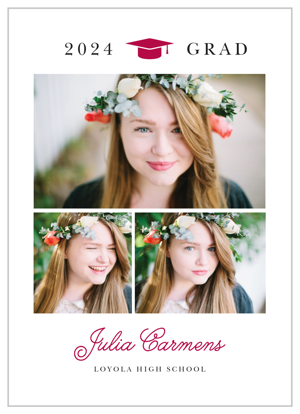 Graduation Floral Crown
