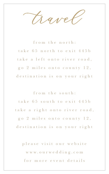 Oversize Script Wedding Invitations by Basic Invite