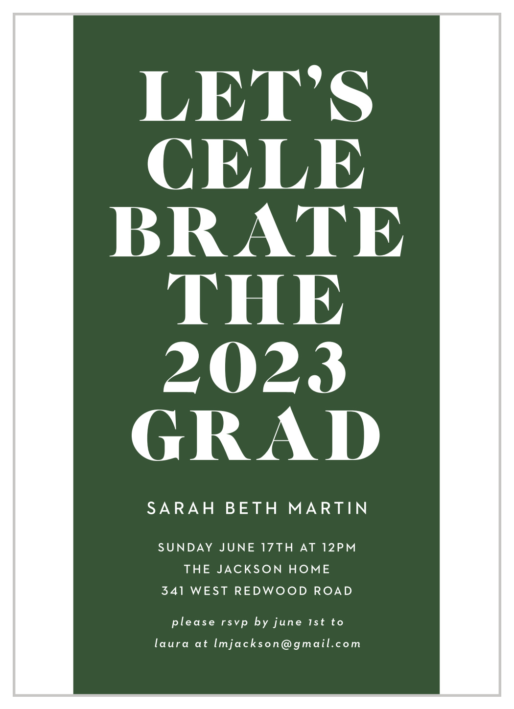 Photo Row Graduation Invitations by Basic Invite