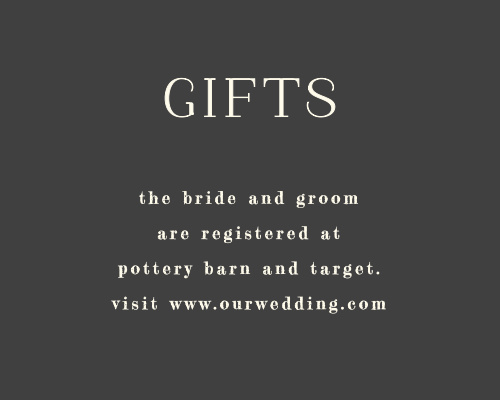 Leafy Label Direction Cards by Basic Invite