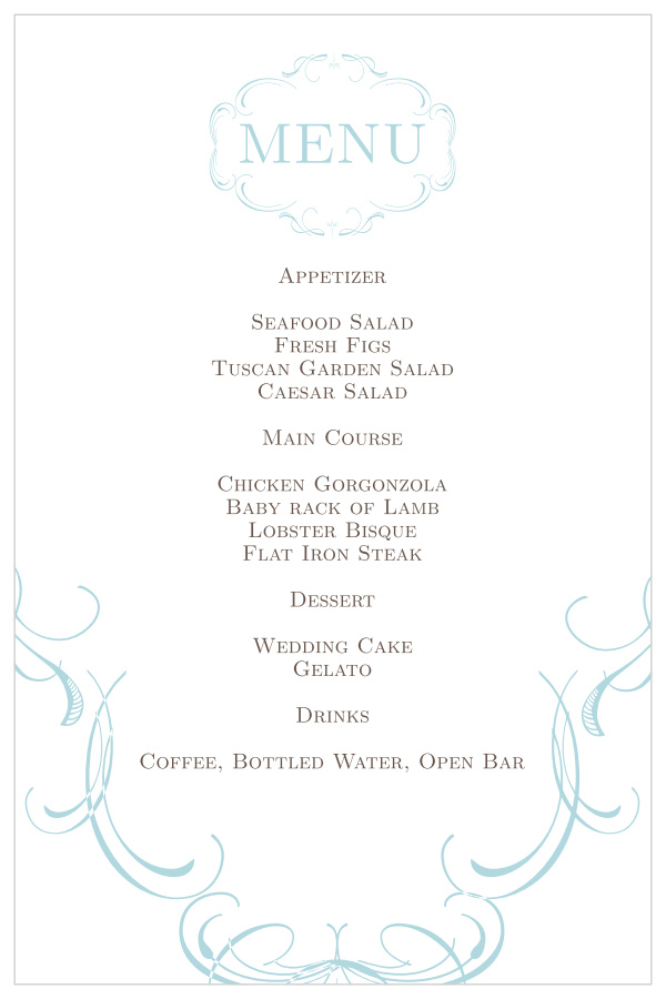 Flourish Charm Wedding Stickers by Basic Invite