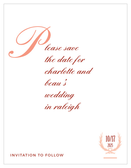 MaeMae's Beau Wedding Belly Bands by Basic Invite