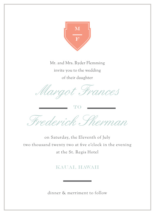 MaeMae's Margot Direction Cards by Basic Invite