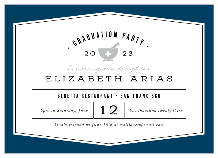 Residency Graduation Announcements & Invitations - Match Your Color ...