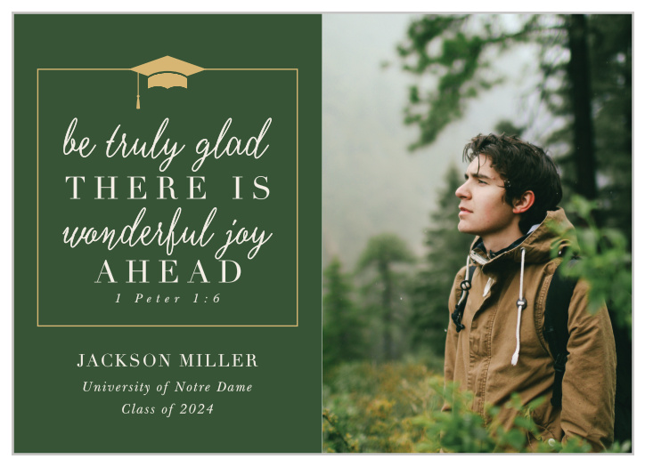 Religious Joy Graduation Invitations by Basic Invite
