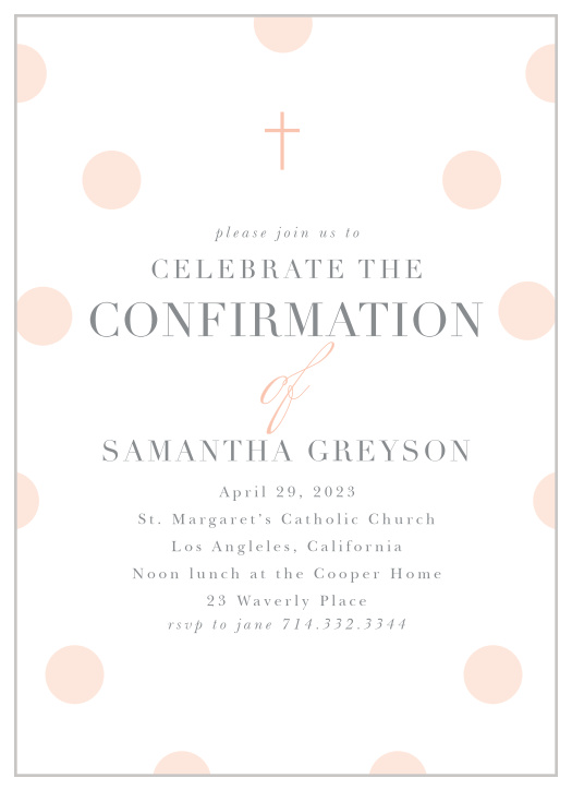 Confirmation Invitations | 15% Off Super Cute Designs
