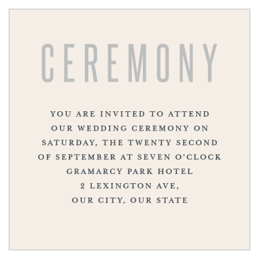 Traditionally Formal Response Cards by Basic Invite