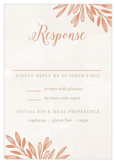 Hexagon Botanicals Accommodation Cards by Basic Invite