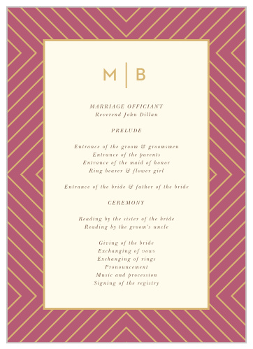 Geometric Perfection Place Cards by Basic Invite