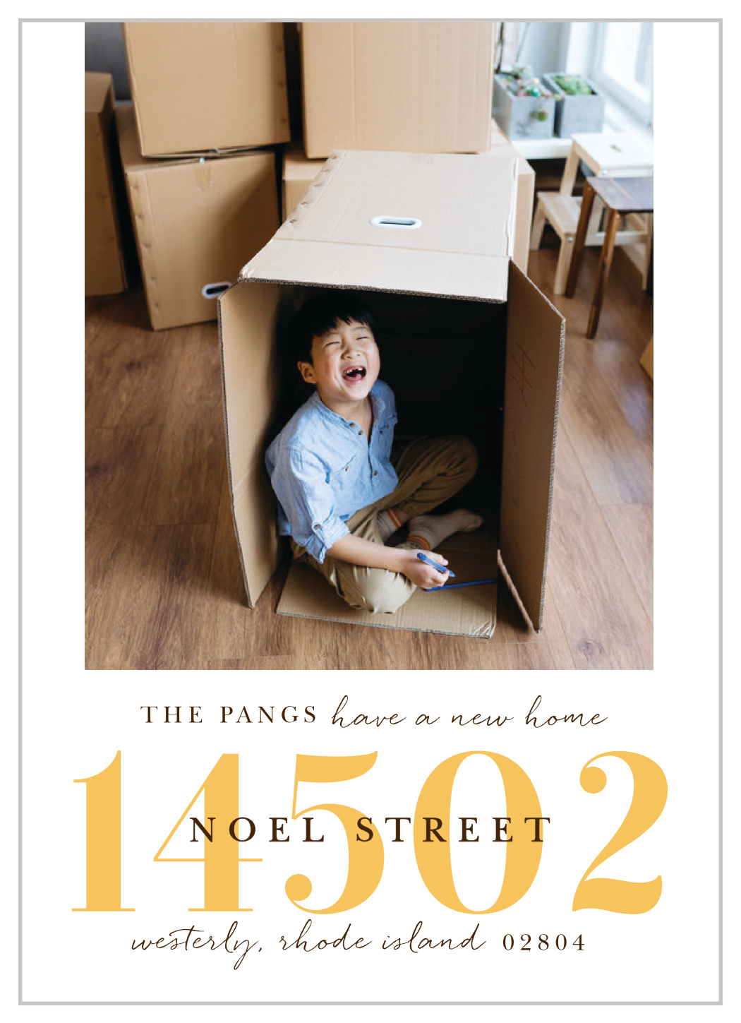 Address Change Moving Announcements by Basic Invite