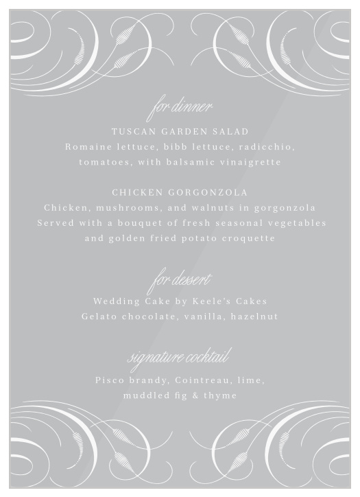 Romantic Swirls Coaster by Basic Invite