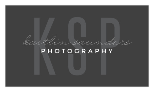 Signature Monogram Business Stationery by Basic Invite