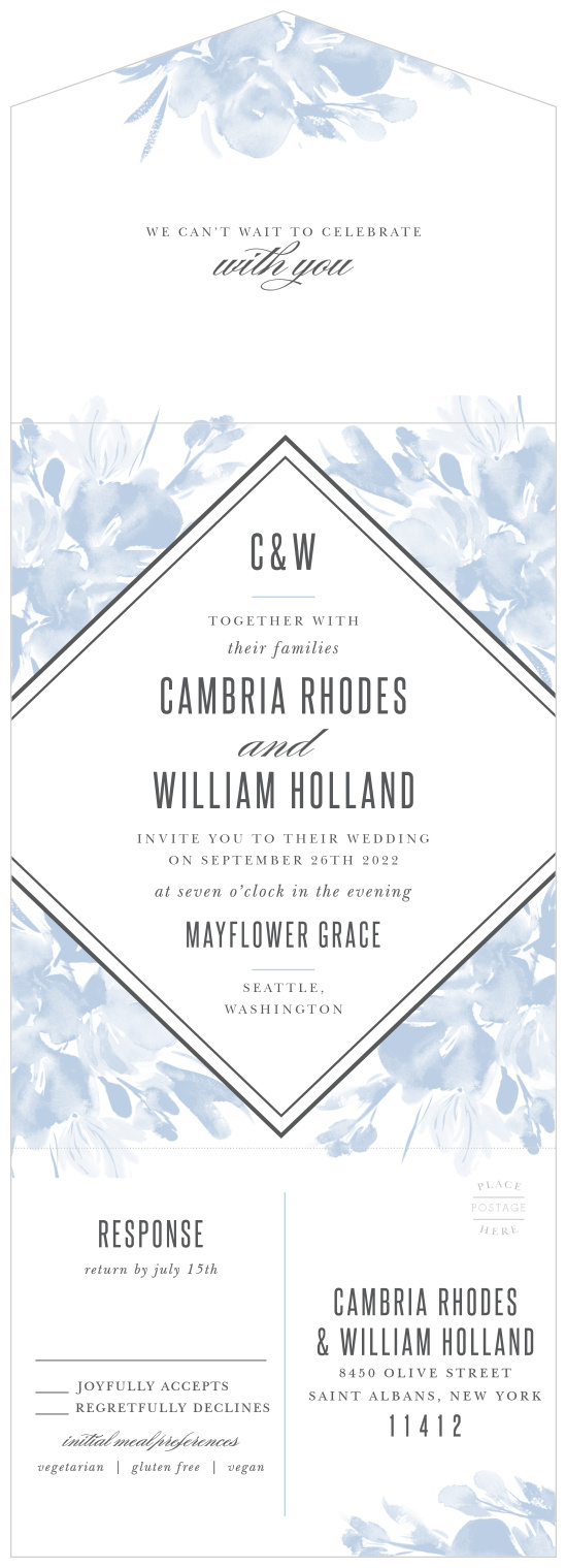 Seal and Send All In One Wedding Invitations | 100+ Designs