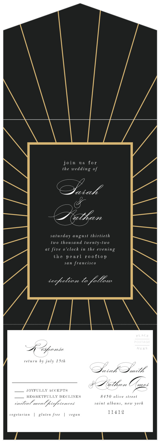 Seal and Send All In One Wedding Invitations | 100+ Designs