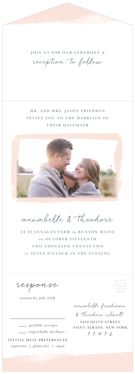 Seal and Send All In One Wedding Invitations | 100+ Designs