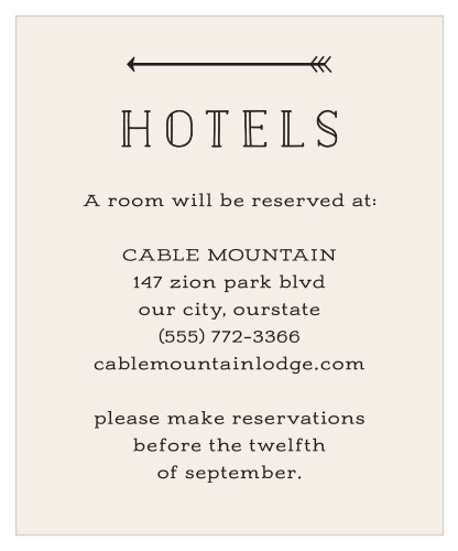 Overlapping Arrows Wedding Programs by Basic Invite