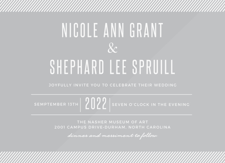 Masterly Charm Ceremony Cards by Basic Invite