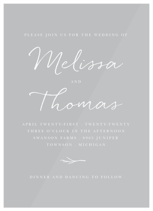 Wedding Invitations | Match Your Color & Style Free!