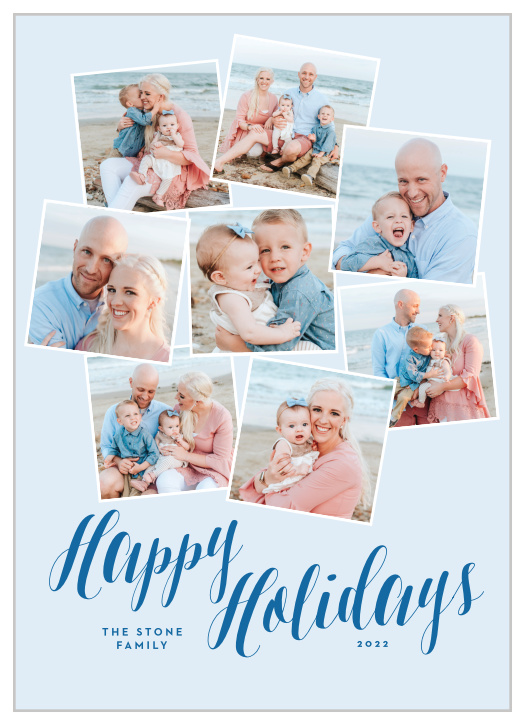 Happy Holidays Cards - Match Your Color & Style Free!