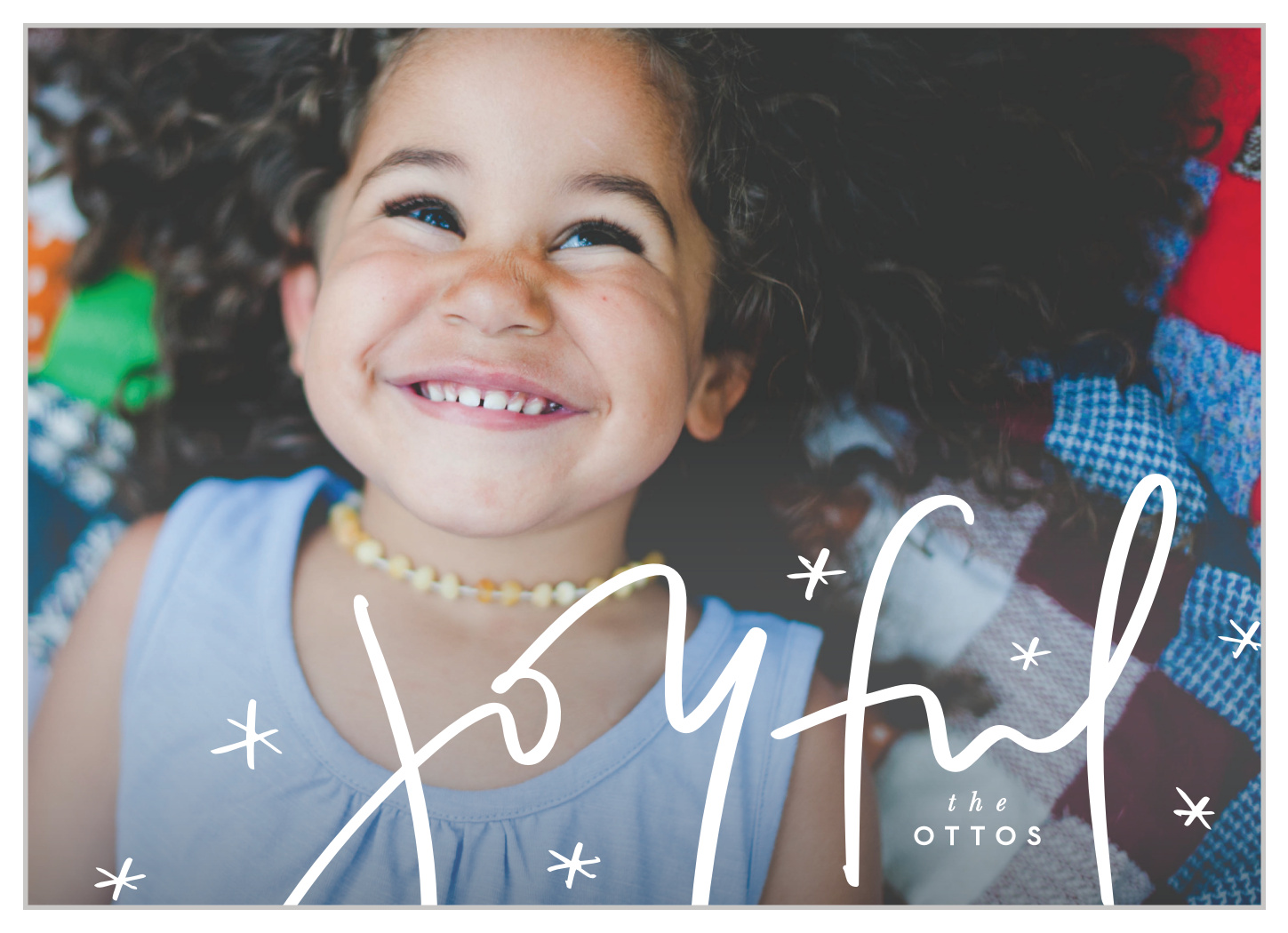 Joyful Script Holiday Cards By Basic Invite