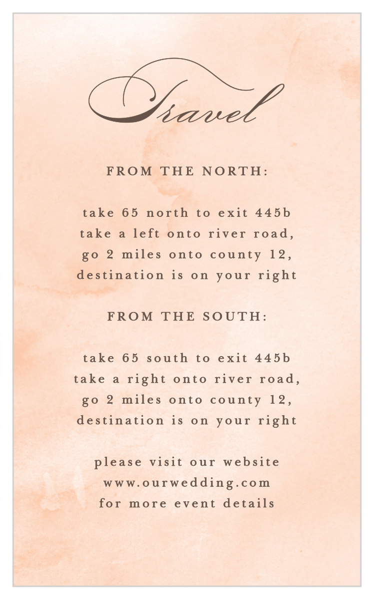 Have & to Hold Direction Cards by Basic Invite