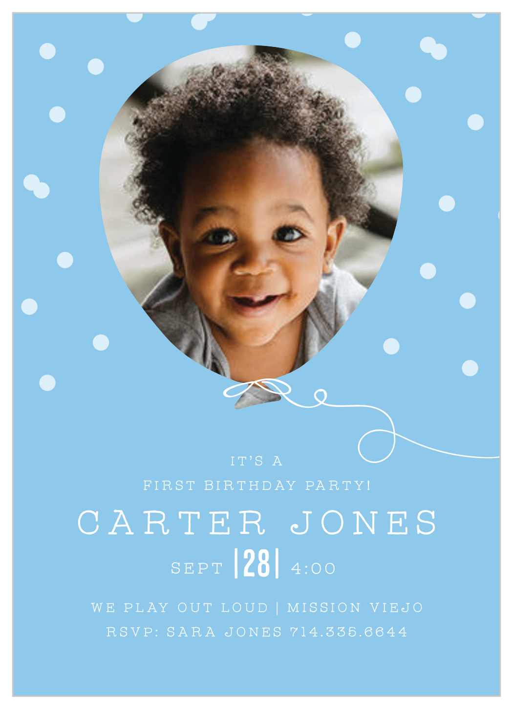 Balloon Frame First Birthday Invitations By Basic Invite balloon-frame-first-birthday-invitations-by-basic-invite