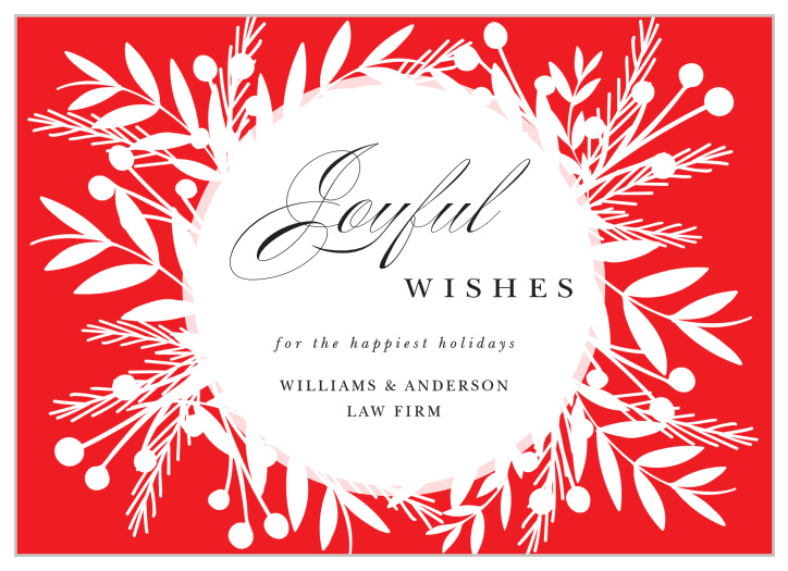 Business & Corporate Holiday Cards | Easy To Design - Basic Invite