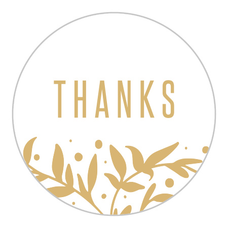 Classical Library Bridal Shower Stickers by Basic Invite